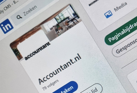 Accountant.nl ook via LinkedIn te volgen