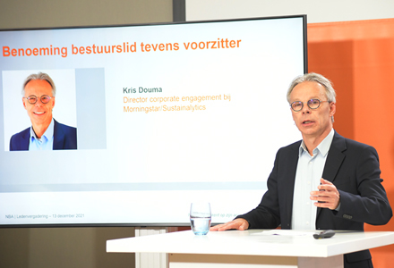 Ledenvergadering kiest Kris Douma als nieuwe NBA-voorzitter